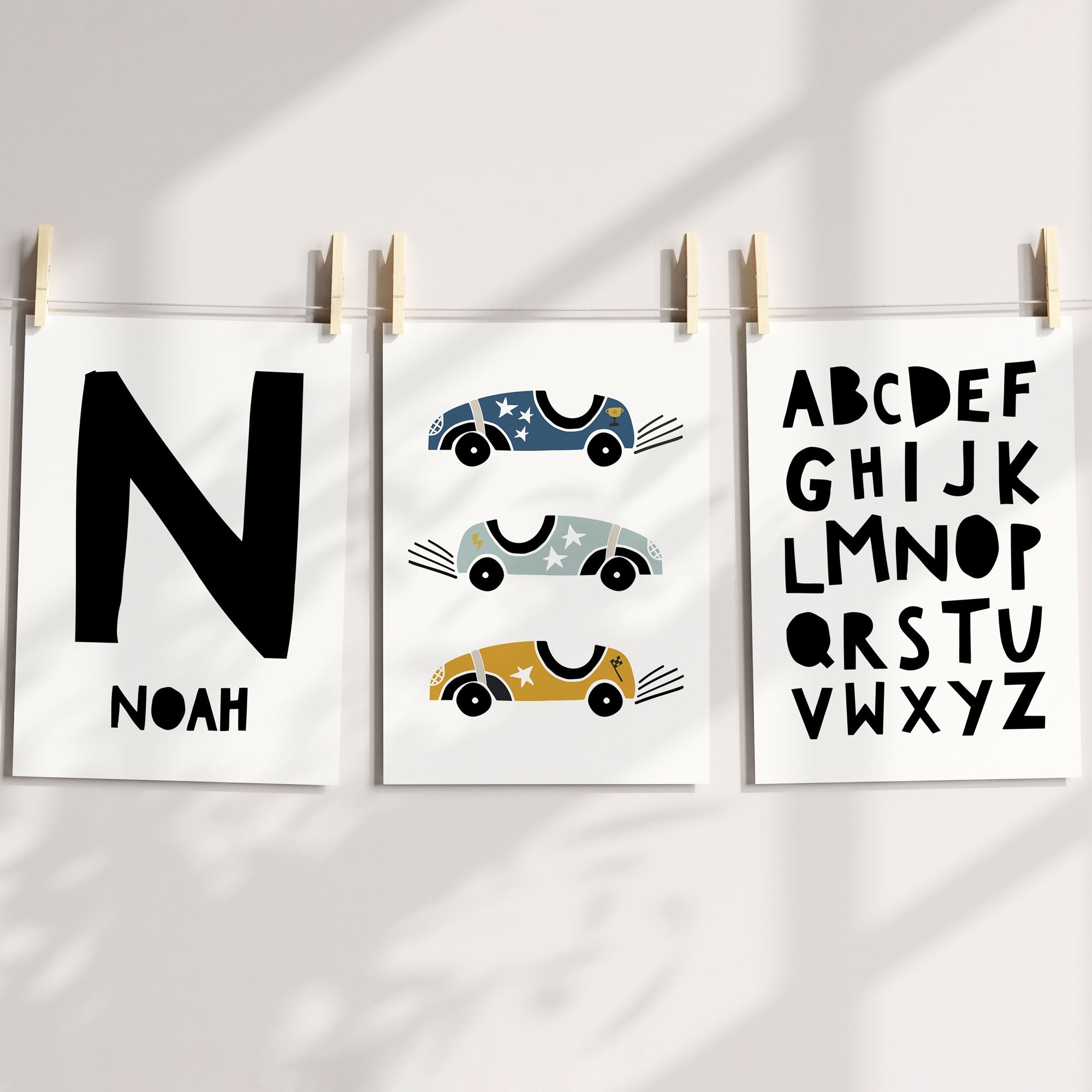 Vintage Racing Cars | Nursery Prints | Boys Room Wall Art – The Kids ...